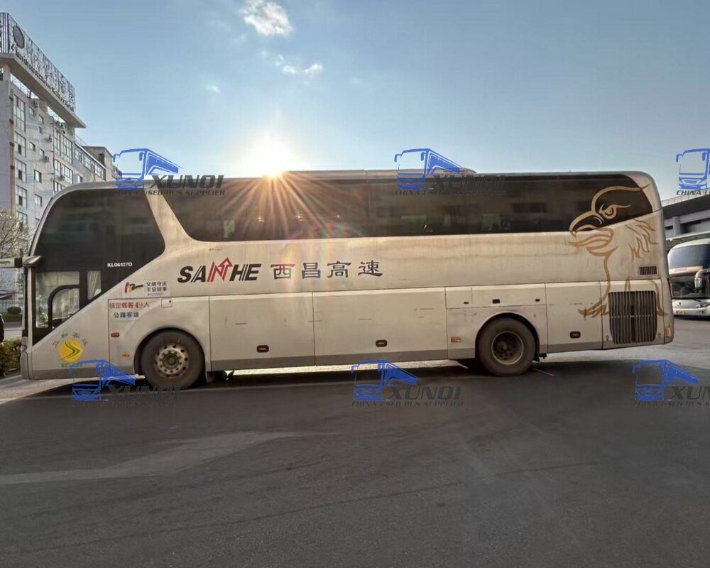 Higer Scania new model tourist passenger luxury bus zk6125 12 meters ...